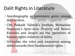 Human Rights and Literature | PPTX