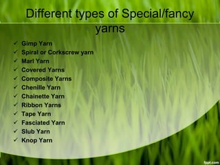 Special Yarns | PPTX