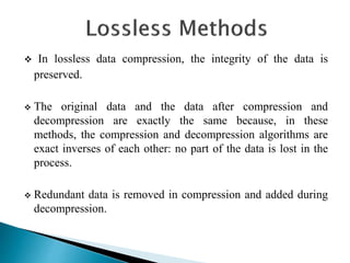 data compression technique | PPTX