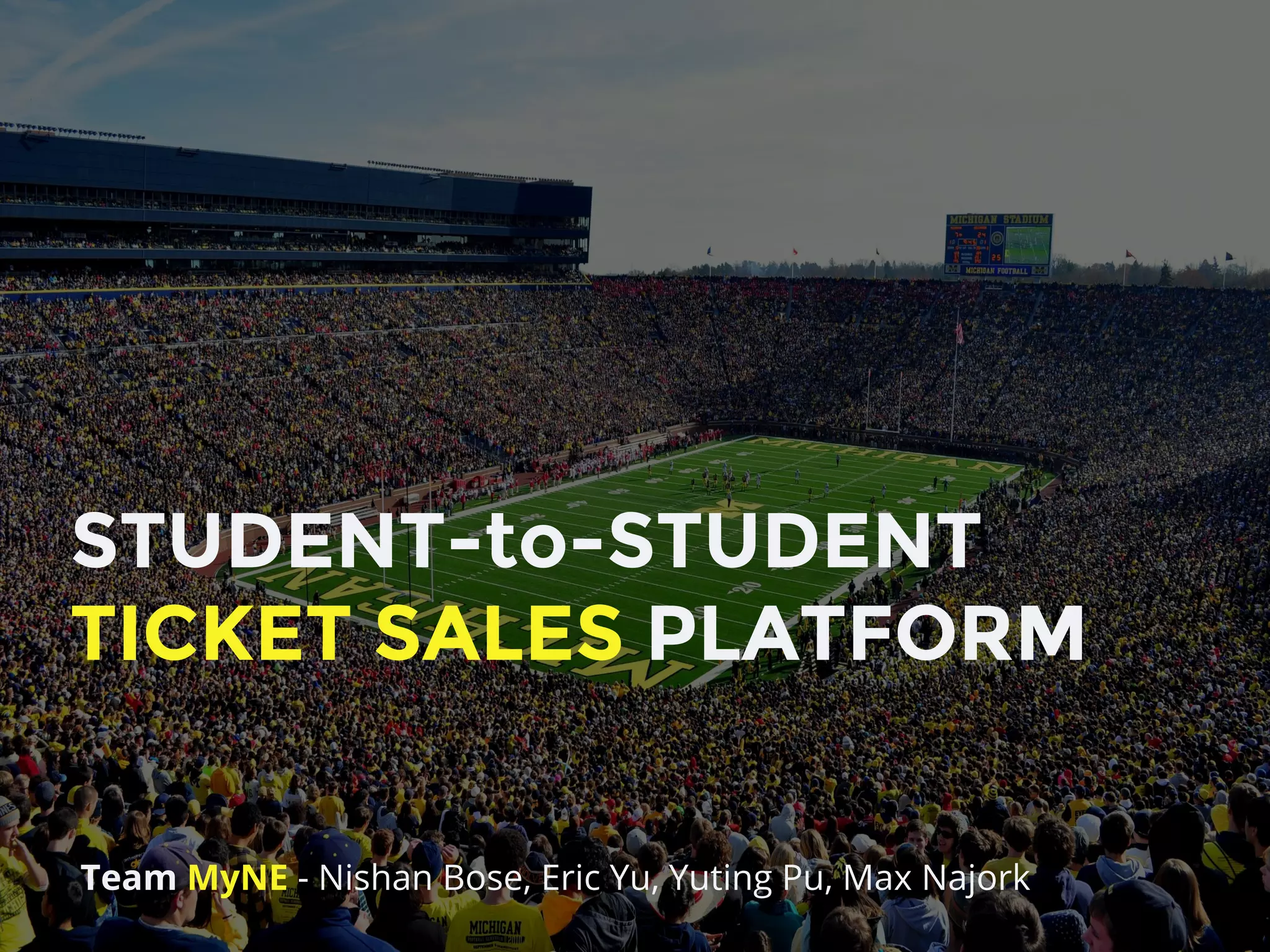 Student-to-Student Ticket Sales - Personas & MVP1 | PDF