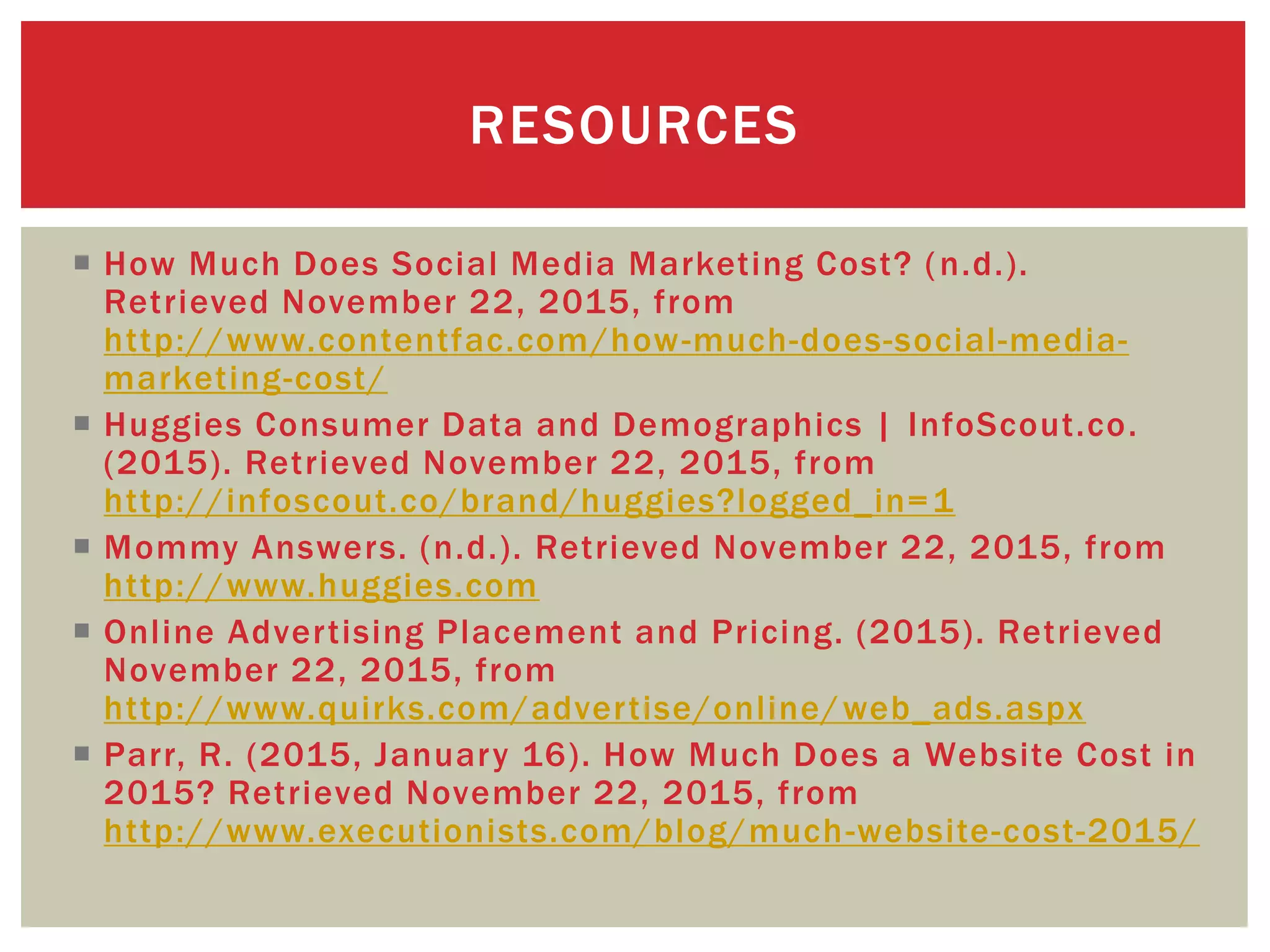 Final presentation NMDL- Huggies Digital Strategy | PPT