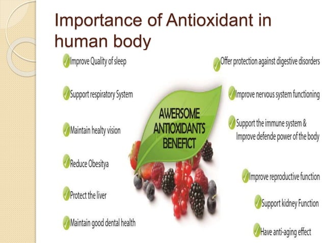 Defence mechanism of antioxidant in Human Body | PPTX | Chemistry | Science