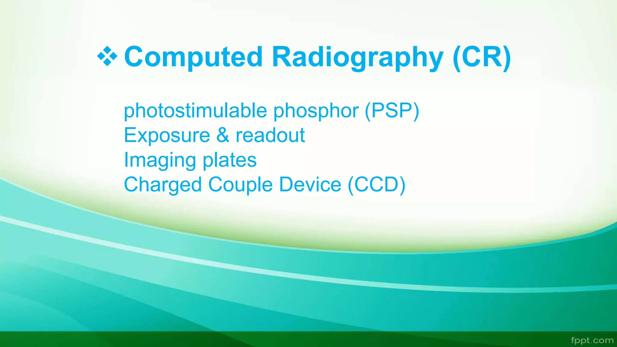 digital radiography | PPTX