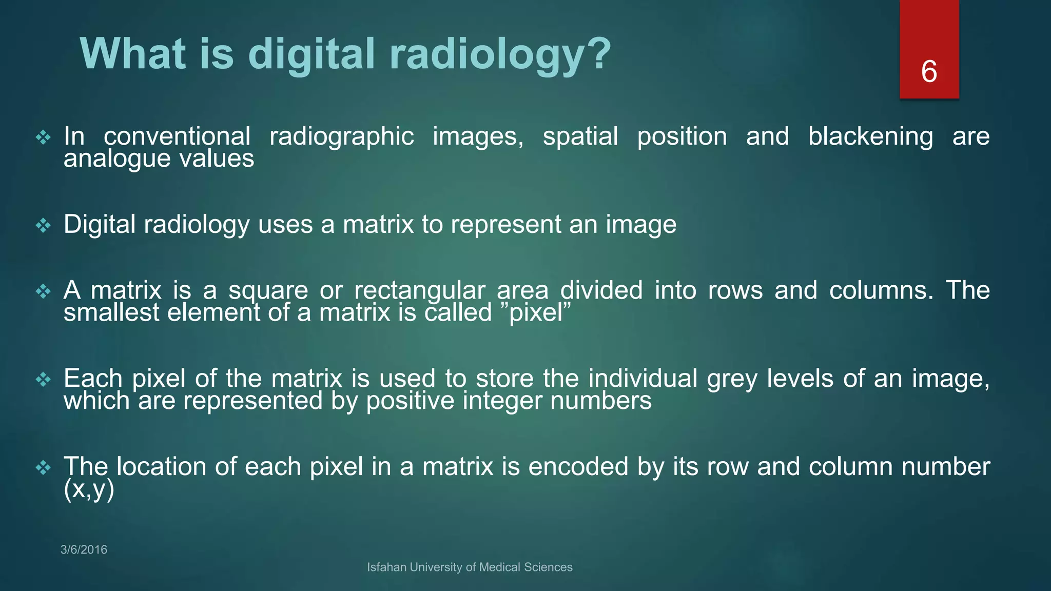 digital radiography | PPTX