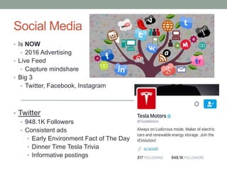 Tesla Motors - Final Digital Strategy Presentation | PPTX