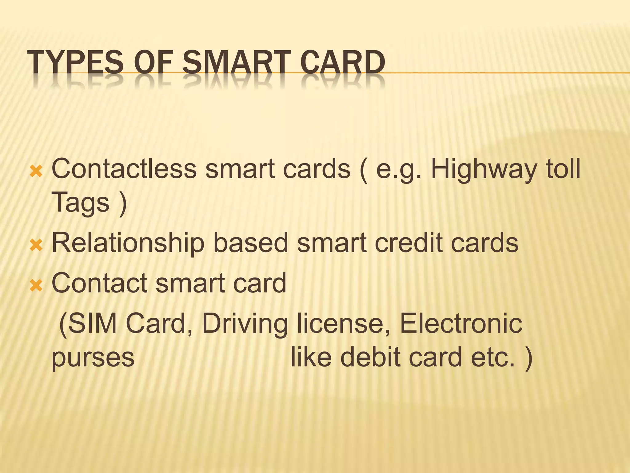 Smart Card Presentation | PPTX
