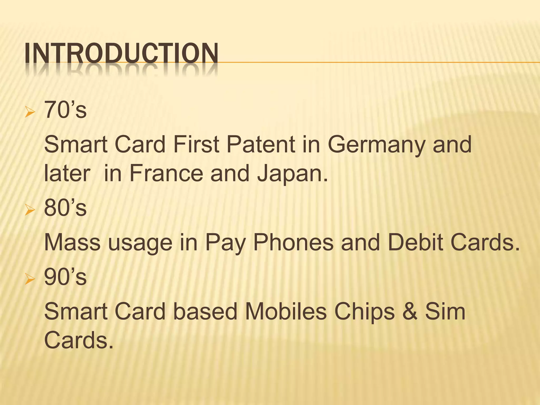 Smart Card Presentation | PPTX