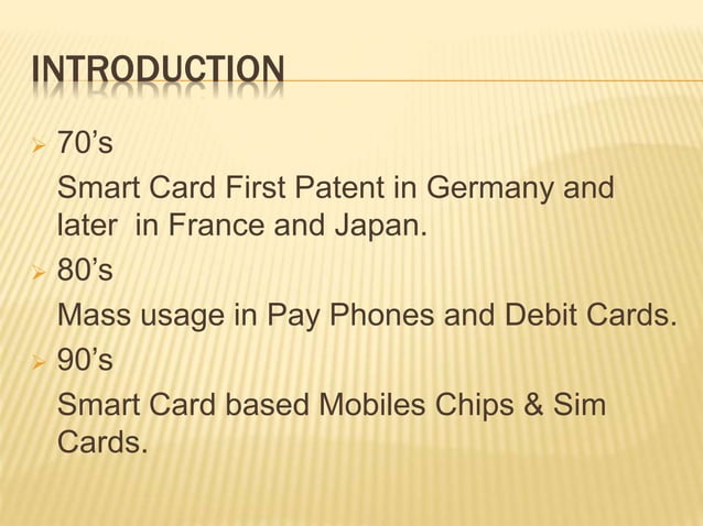 Smart Card Presentation | PPTX