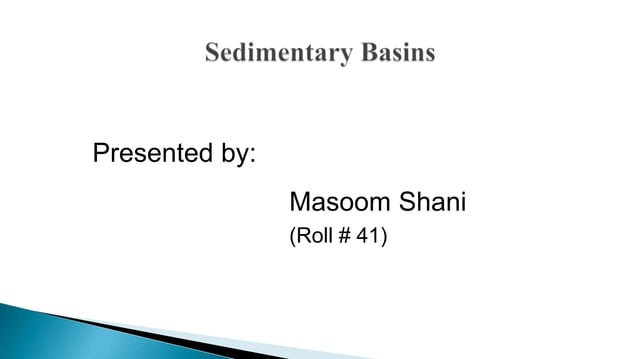 Sedimentary Basins | PPTX