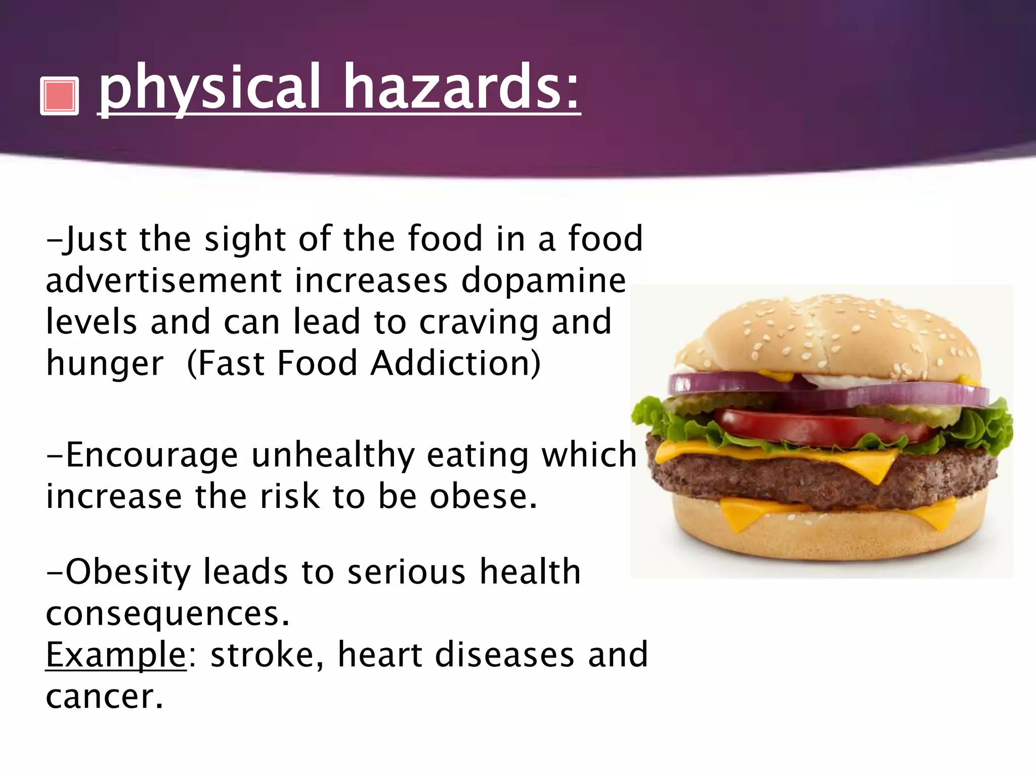 Against Fast Food Ads | PPT