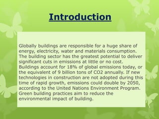 Eco-friendly Building Structure | PPTX