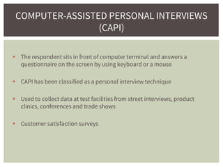 Data Analysis week 8 presentation - Survey and Quantitative Observation ...