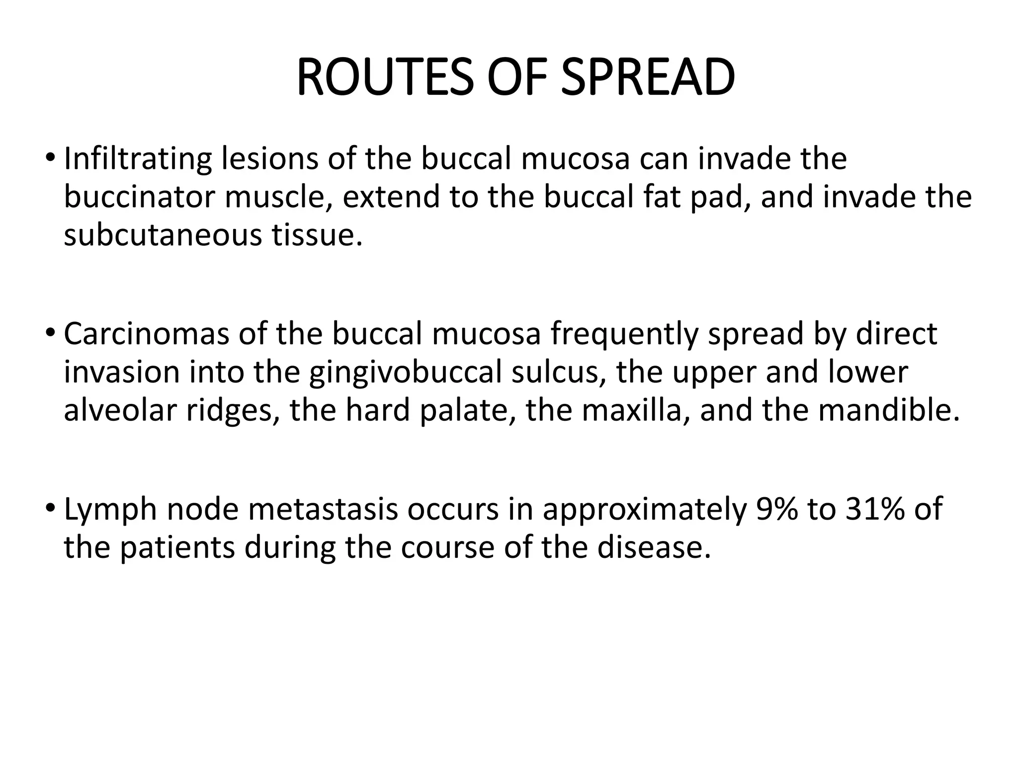 Carcinoma Buccal Mucosa Anatomy To Management Ppt