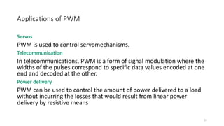 Simulation of sinosoidal pulse width modulation | PPTX