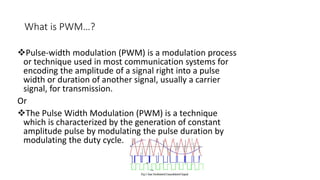 Simulation of sinosoidal pulse width modulation | PPTX