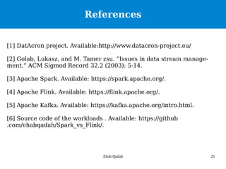 Comparative Evaluation of Spark and Flink Stream Processing | PPT