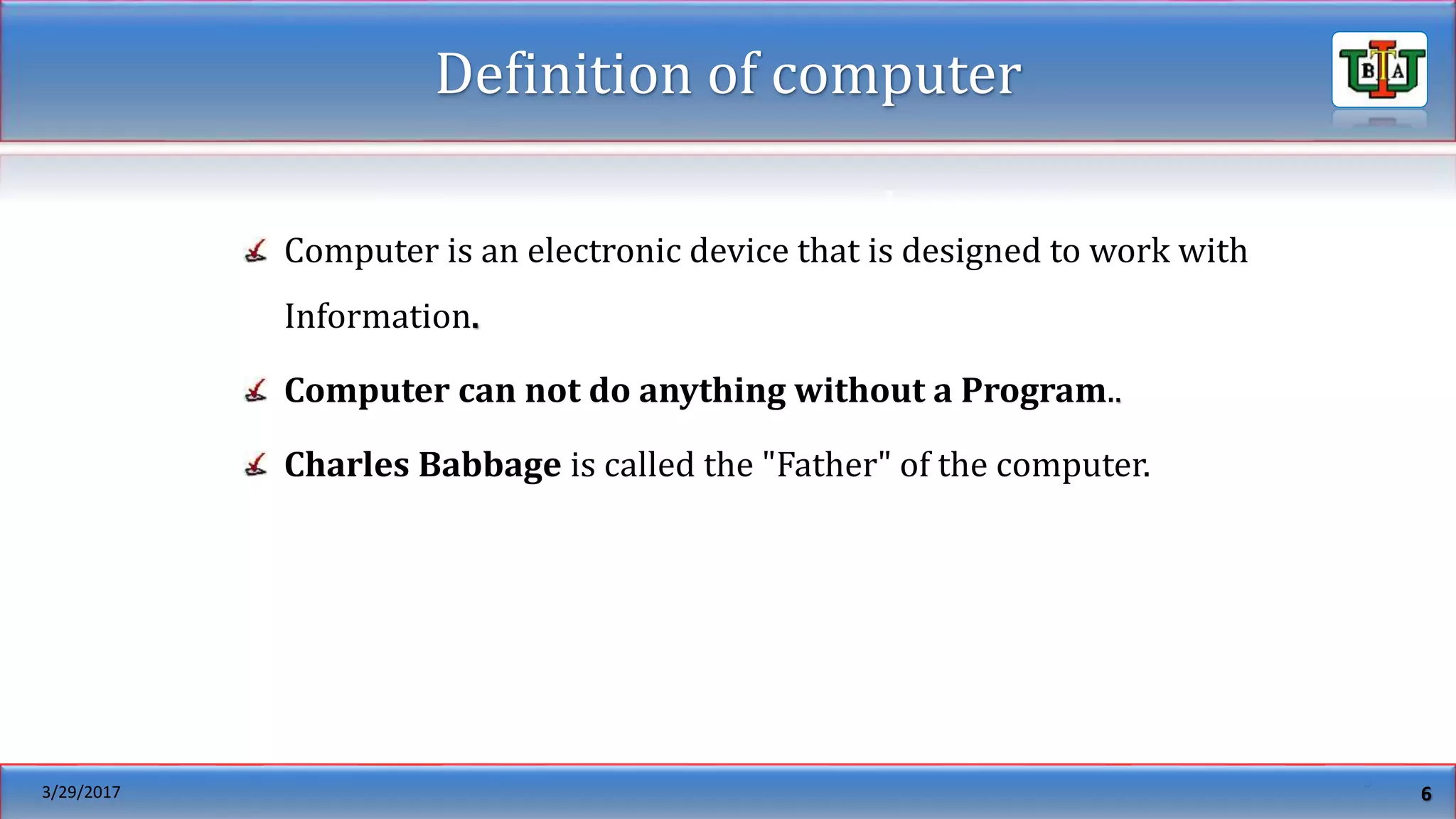 Concept of Computer | PPTX