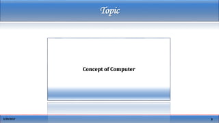 Concept of Computer | PPTX