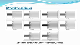 Air flow through sudden expansion channel | PPTX