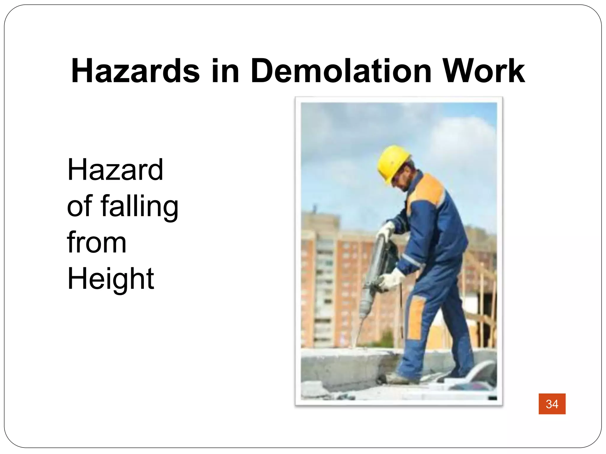 Demolition Hazards and Controls | PPTX