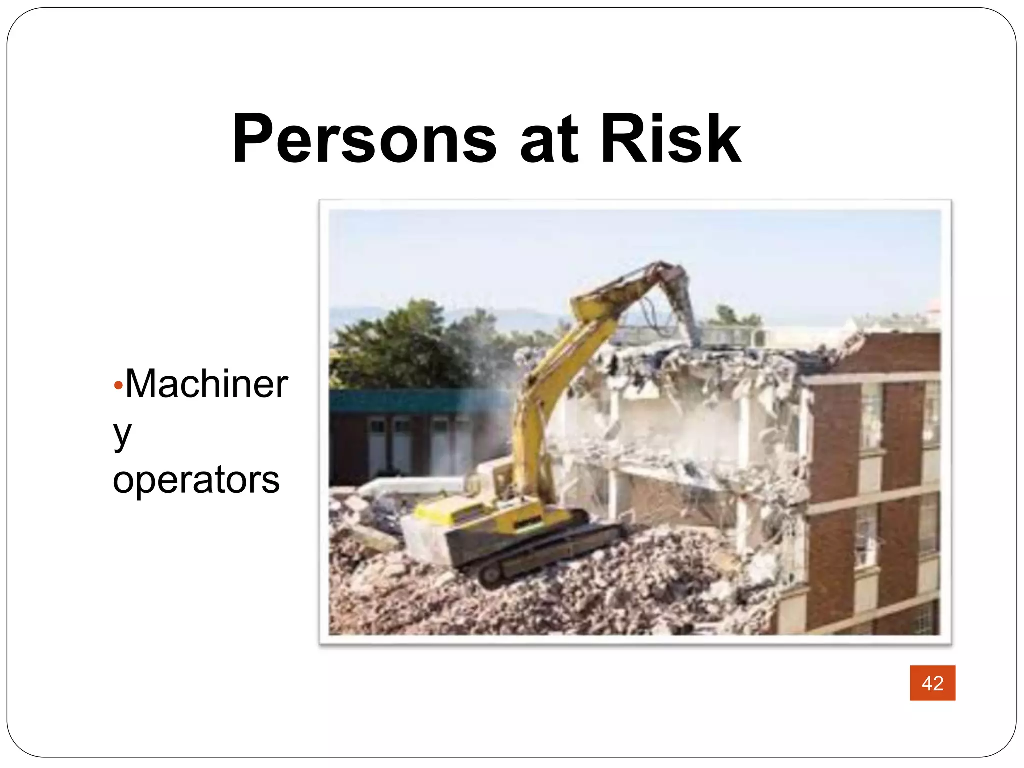 Demolition Hazards and Controls | PPTX
