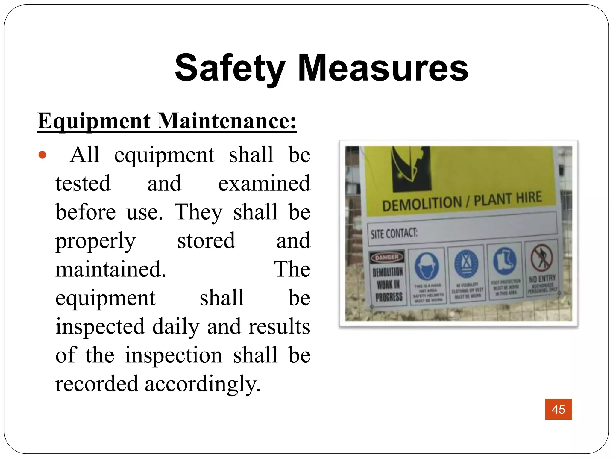Demolition Hazards and Controls | PPTX