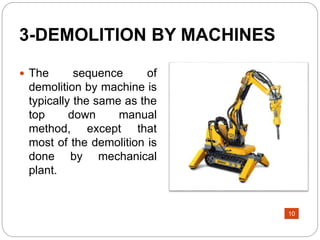 Demolition Hazards and Controls | PPTX