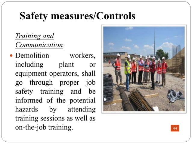 Demolition Hazards and Controls | PPTX | Civil Engineering Industry ...