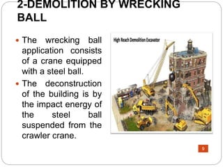 Demolition Hazards and Controls | PPTX