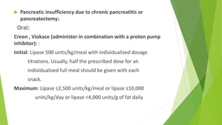 Pancreatic enzyme replacement therapy in pancreatic insufficiency | PPTX