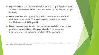 Pancreatic enzyme replacement therapy in pancreatic insufficiency | PPT