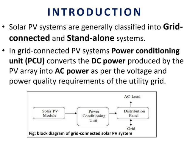 Grid-connected PV system | PPTX