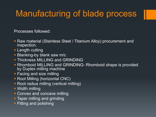 BHEL steam turbine manufacturing | PPTX