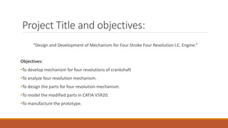 Design and Development of Mechanism for Four Stroke Four Revolution I.C ...