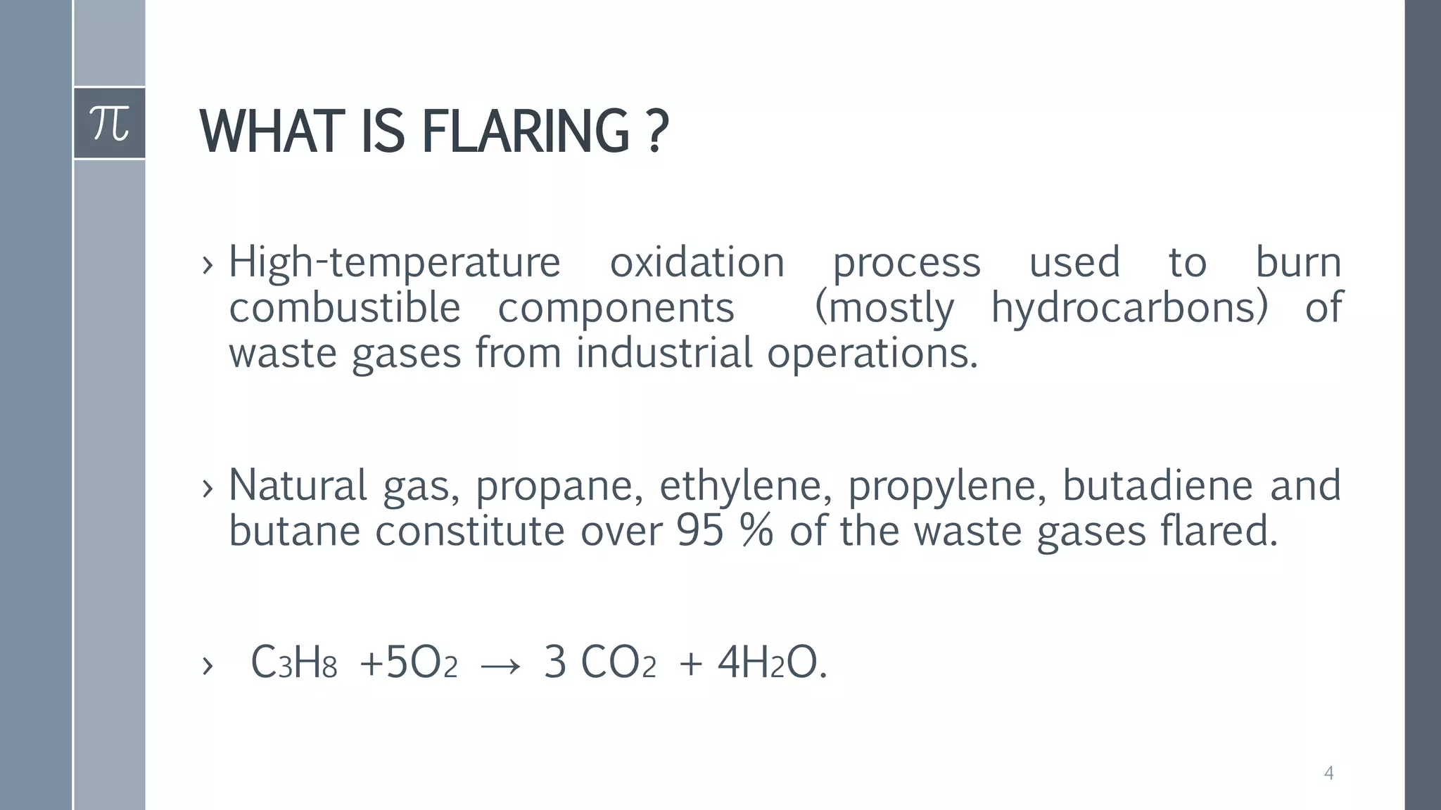 Gas Flare Stack Process | PPTX