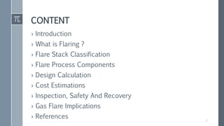 Gas Flare Stack Process | PPTX