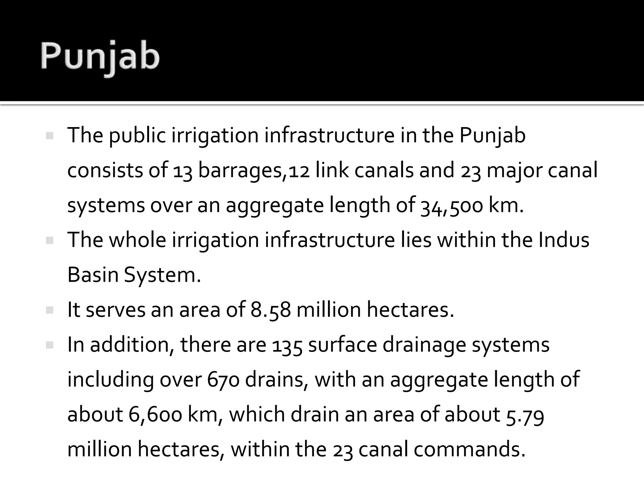 Irrigation System of Pakistan | PPTX