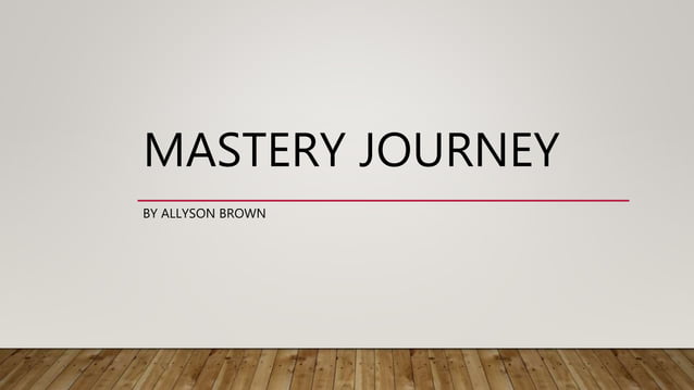 Final Mastery Presentation | PPT