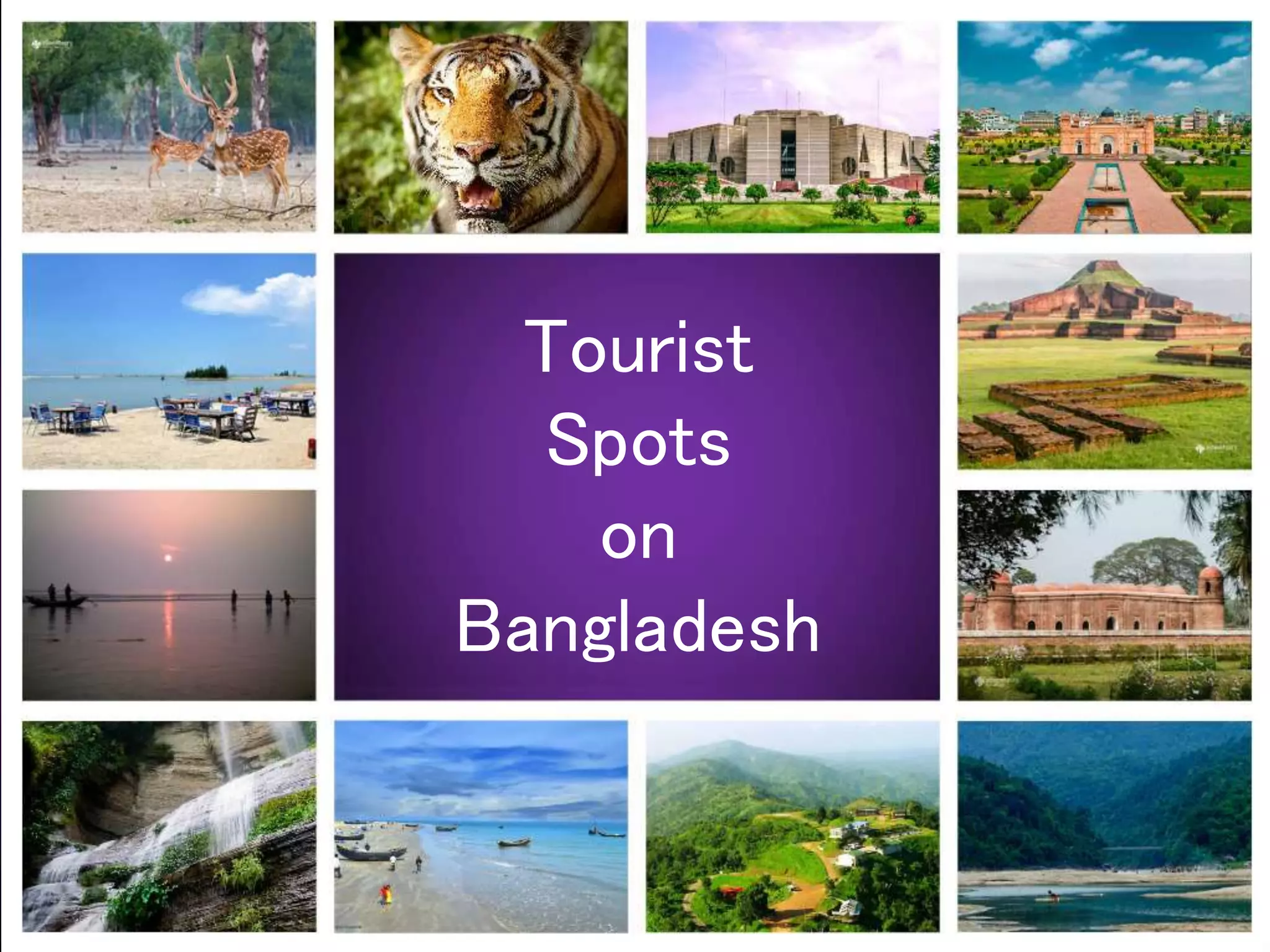 Tourist Spots on Bangladesh | PPTX