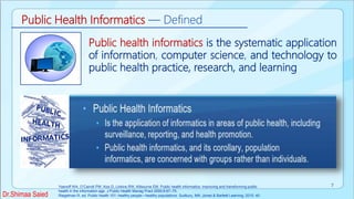 Public Health & information technology | PPT