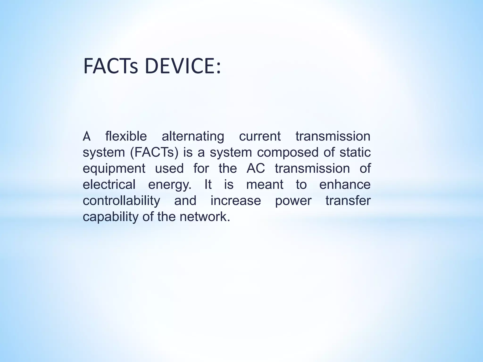 power quality improvement of power system network using UPFC | PPTX