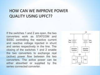 power quality improvement of power system network using UPFC | PPTX