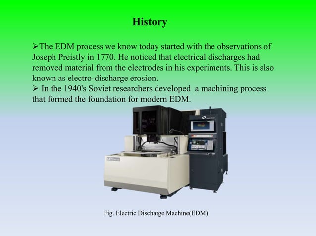 Electric Discharge Machine | PPTX