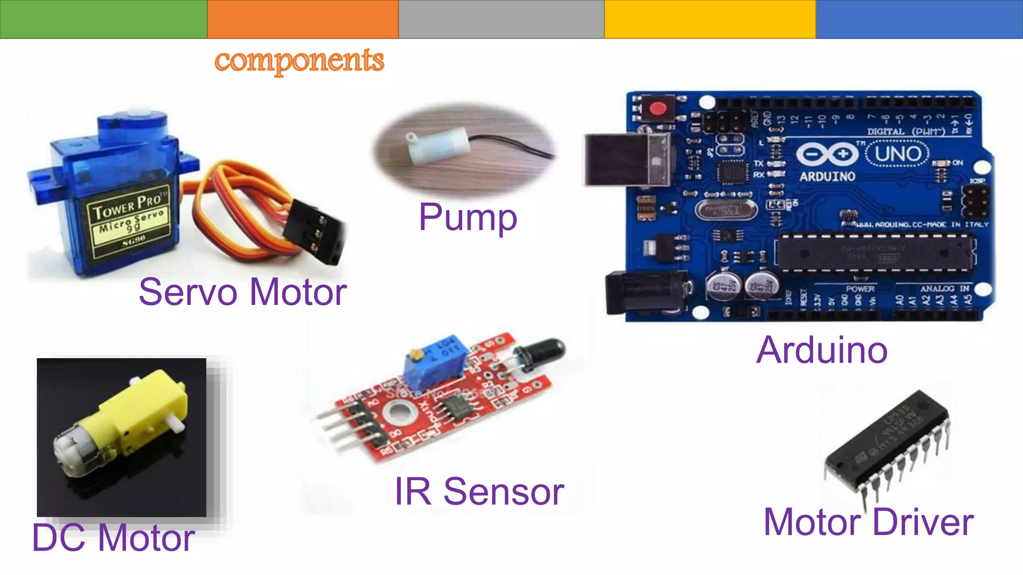 Design of Arduino based fire fighting Robot | PPTX