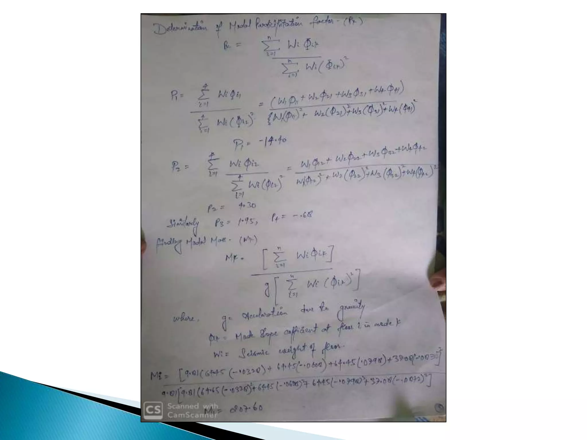 Comparative Analysis of Equivalent Static Method & Dynamic Analysis ...