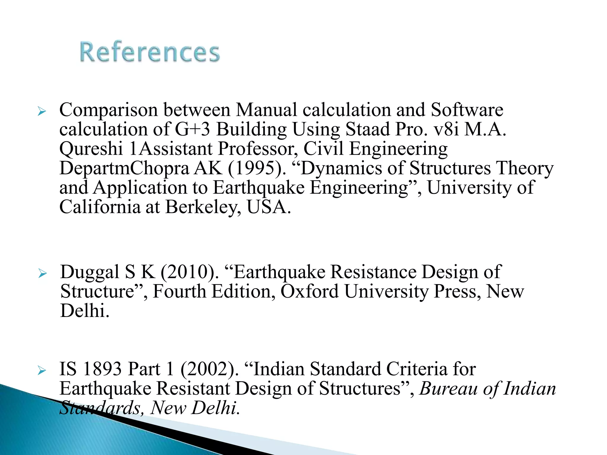 Comparative Analysis of Equivalent Static Method & Dynamic Analysis Method For Seismic Load ...