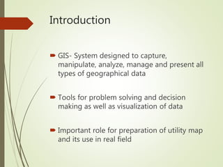 Web-GIS Based Utility Management System | PPTX
