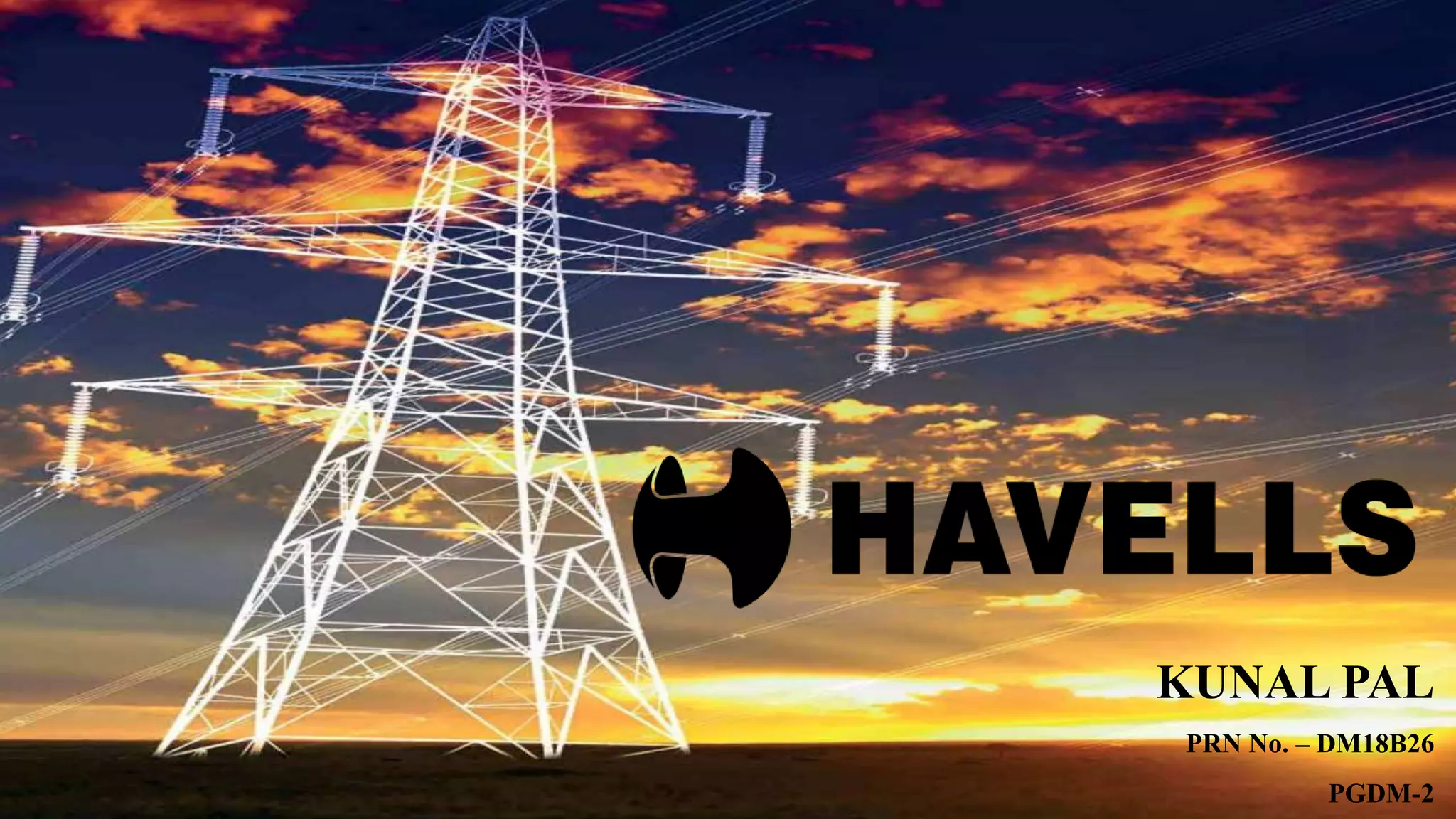 havells presentation for b school student and management employee ...