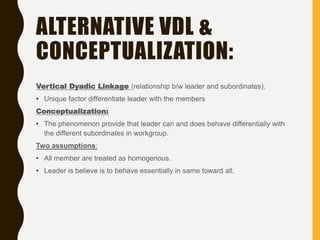 Managing dyadic interaction in organizational leadership (case study ...