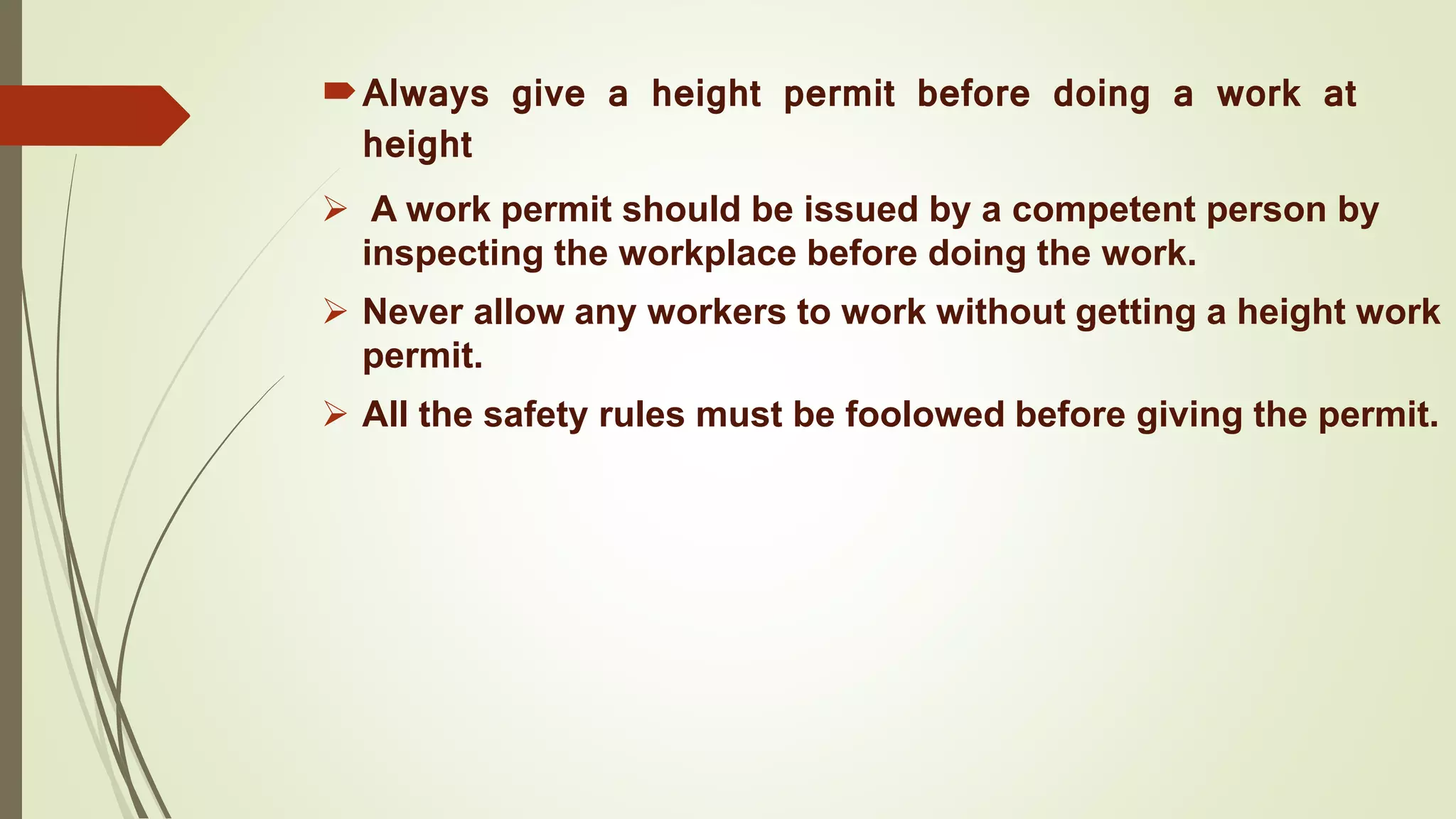 working at height | PPTX